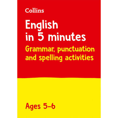 Age 5-6 Grammar, Punctuation and Spelling Activities: English in 5 ...