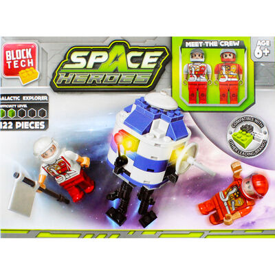 Block Tech Space Heroes Set From 0.50 GBP | The Works