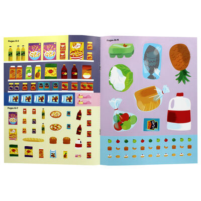 My Trip to the Supermarket Activity and Sticker Book By Bloomsbury ...