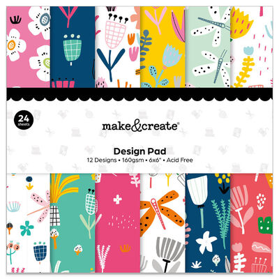 Spring Design Pad: 6 x 6 inches From 1.50 GBP | The Works