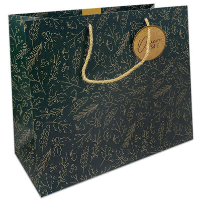 Christmas Large Eco Forest Gift Bag From 1.50 GBP | The Works