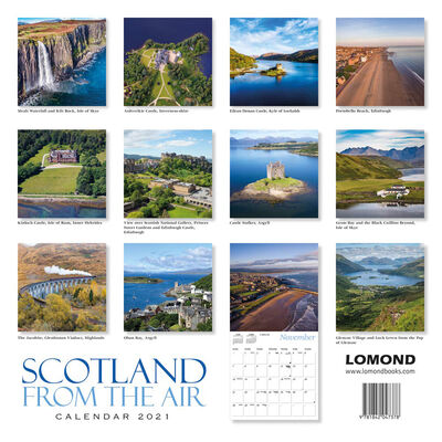 2021 Calendar: Scotland From The Air From 0.50 GBP | The Works