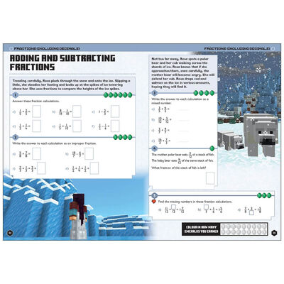 Minecraft Maths Ages 9-10: Official Workbook By Collins KS2 | The Works