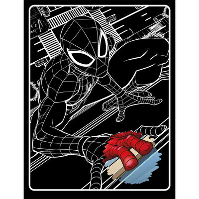 Marvel Spiderman: Scratch Art By Igloo Books | The Works