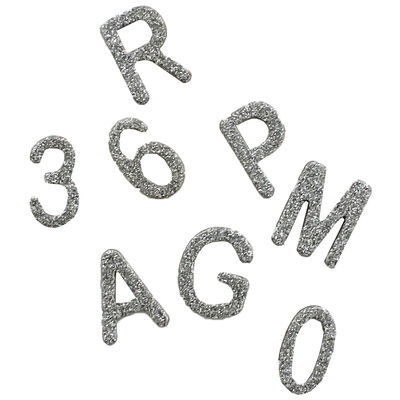 Silver Glitter Alphabet Stickers From 0.75 GBP | The Works