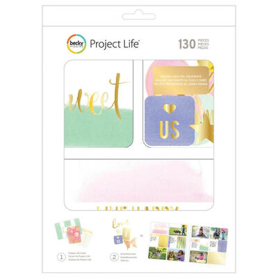 American Crafts: Project Life Trinkets 130 Piece Card Kit From 1.00 GBP ...