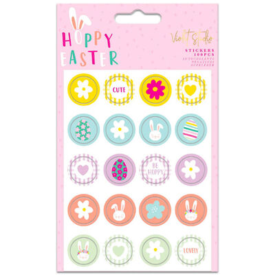 Hoppy Easter Mini Stickers: Pack of 100 From 0.50 GBP | The Works