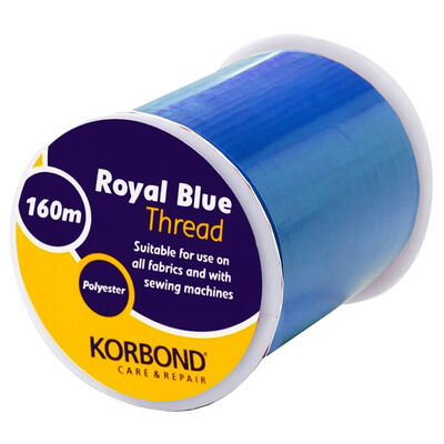 Korbond Royal Blue Thread 160m From 1.00 GBP | The Works