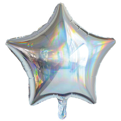 19 Inch Iridescent Star Helium Balloon From 0.25 GBP | The Works