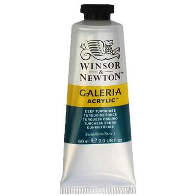 Galeria Acrylic Paint: Deep Turquoise 60ml From 3.50 GBP | The Works