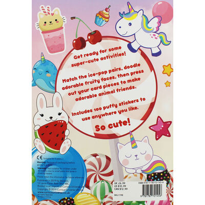 Cute Puffy Sticker Book By Bookoli | The Works