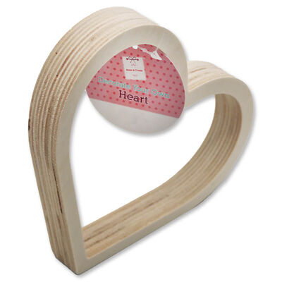 Decorate Your Own Wooden Heart Insert From 2.00 GBP | The Works