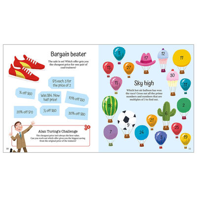 Alan Turing's Maths Games for Kids By William Potter | The Works