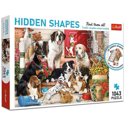 Hidden Shapes Dog Fun 1000 Piece Jigsaw Puzzle From 7.00 GBP | The Works
