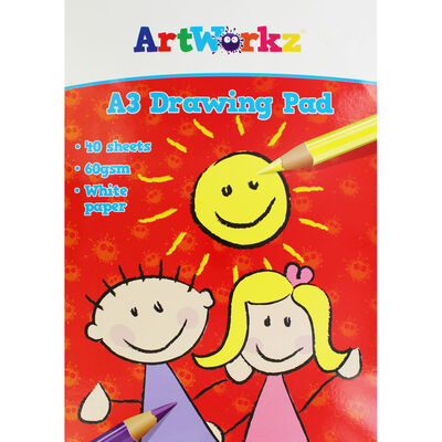 A3 Drawing Pad - 40 Sheets From 0.25 GBP | The Works