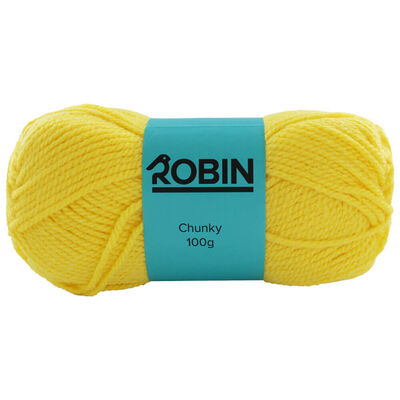 Robin Chunky: Sunflower Yarn 100g From 2.00 GBP | The Works