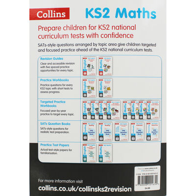 KS2 Maths Reasoning SATs Question Book By Collins | The Works