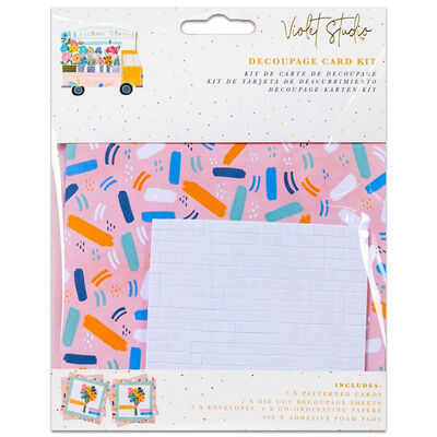 Violet Studios Card Making Decoupage Die Cut Kit From 1.00 GBP | The Works