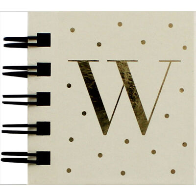 Personalised Letter W Sticky Notes Book From 2.00 GBP | The Works