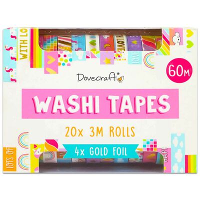 Washi Tape: Pack of 20 From 6.00 GBP | The Works