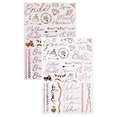 Wedding Day Glass Stickers From 2.00 GBP | The Works