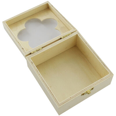 Small Wooden Flower Top Box From 0.10 GBP | The Works