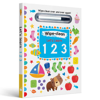 Wipe-Clean: Let's Learn 123 By Sandcastle Books Ltd | The Works