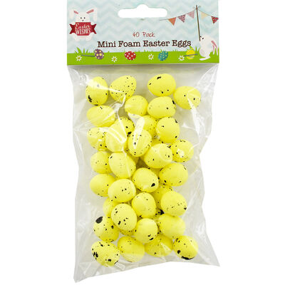 Mini Foam Easter Eggs - 40 Pack From 0.50 GBP | The Works