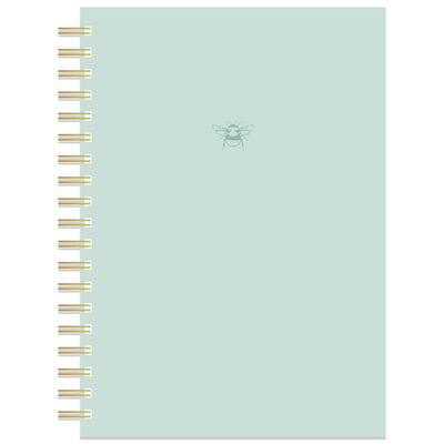 B5 Wiro Sage Bee Notebook From 3.00 GBP | The Works