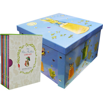 Peter Rabbit Library and Collapsible Storage Box Bundle