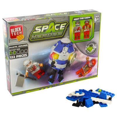 Block Tech Space Heroes Set From 0.50 GBP | The Works