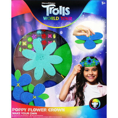 Trolls Make Your Own Poppy Flower Crown From 0.25 GBP | The Works