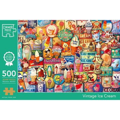 Vintage Ice Cream 500 Piece Jigsaw Puzzle From 7.00 GBP | The Works