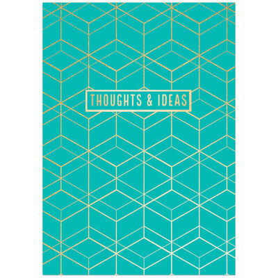 A5 Gold Geometric Notebook From 0.50 GBP | The Works