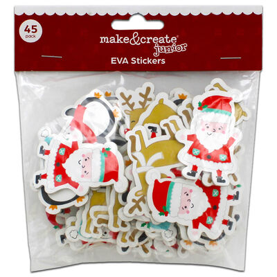 Christmas EVA Foam Stickers: Pack of 45 From 0.38 GBP | The Works