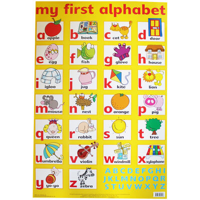 My First Alphabet Wall Chart From 0.10 GBP | The Works