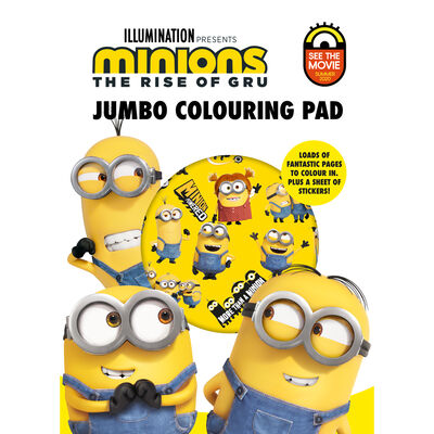 Minions Jumbo Colouring Pad By Alligator Books | The Works