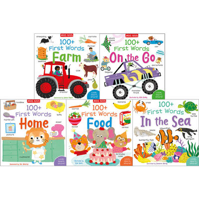 1000+ First Words: 10 Kids Picture Book Bundle By Various | The Works