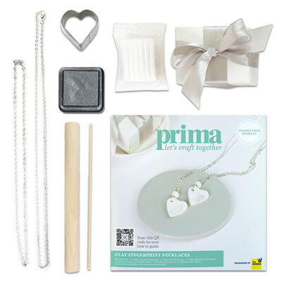 Prima Make Your Own Clay Fingerprint Necklaces From 1.00 GBP | The Works