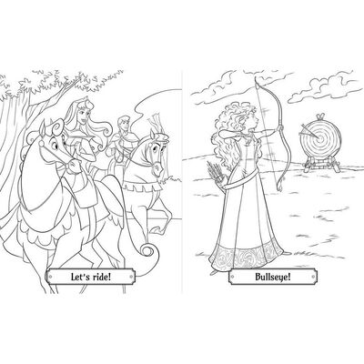 merida brave coloring pages
