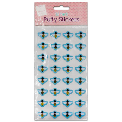 Puffy Bee Stickers: Pack of 32 From 0.10 GBP | The Works