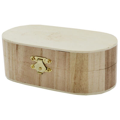 Curved Edge Wooden Box From 0.50 GBP | The Works