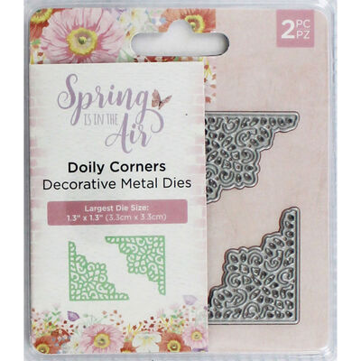 Crafters Companion Spring is in the Air Metal Die - Doily Corners From ...