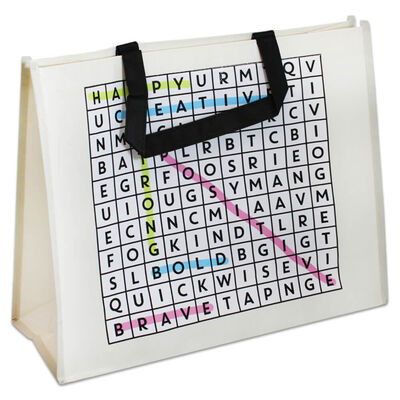 Word Search Reusable Shopping Bag From 1.00 GBP | The Works