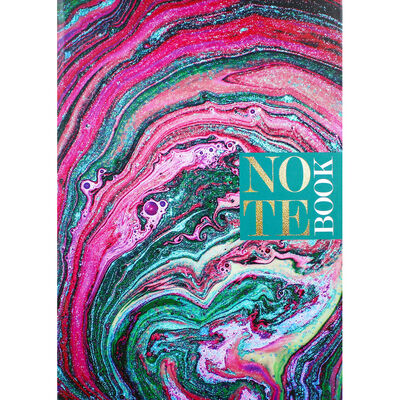 A4 Casebound Plain Marble Notebook From 0.50 GBP | The Works