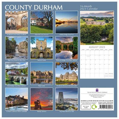 County Durham 2023 Square Calendar From 0.50 GBP | The Works