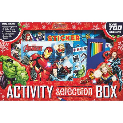 Marvel Avengers Activity Selection Box By Igloo Books | The Works