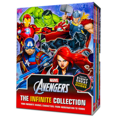 Marvel Avengers The Infinite Collection: 8 Book Box Set By DK | The Works