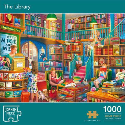 The Library 1000 Piece Jigsaw Puzzle From 0.10 GBP | The Works