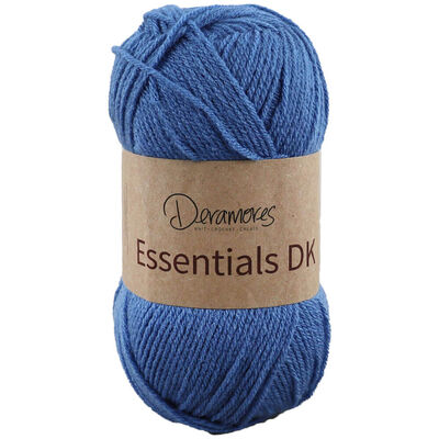 Deramores Studio Essentials: Ocean Blue Yarn 100g From 2.00 GBP | The Works